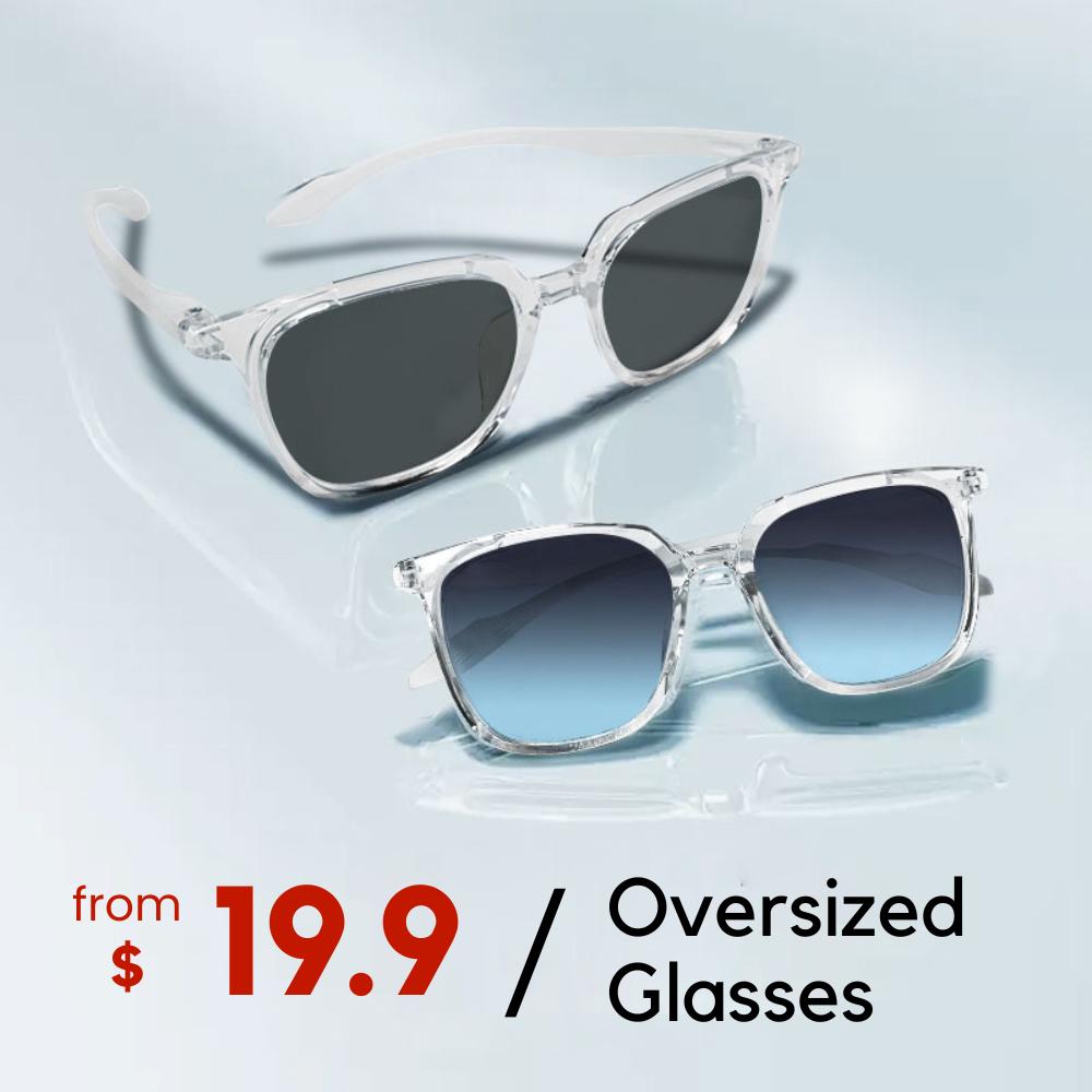 Flash Sale | Big Head Glasses | Wide Optical Frames – SIZE GLASSES