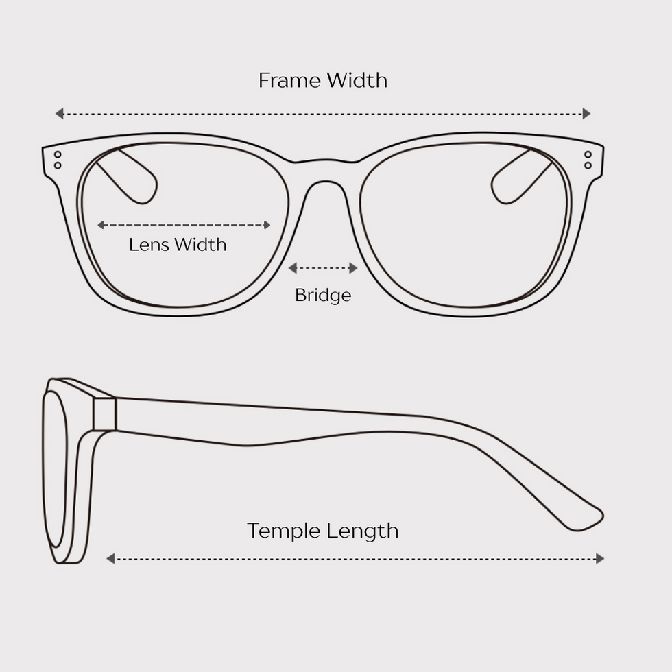 165MM Super Big Wide Frame Glasses | Oversized Eyeglasses for Big Heads ...