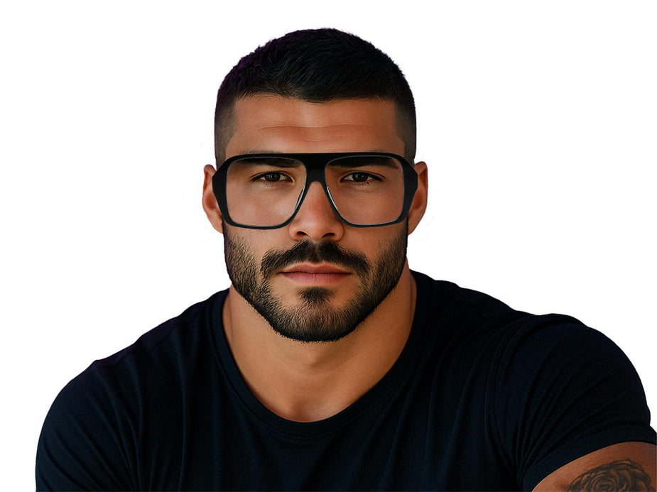 160MM Super Big Wide Frame Glasses | Oversized Eyeglasses for Big Heads ...